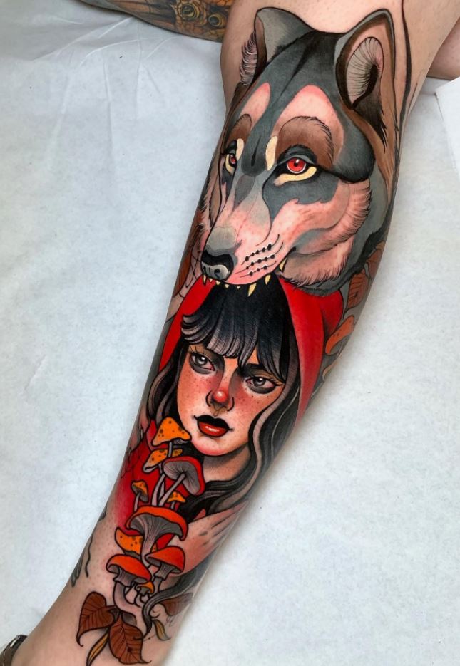 Little Red Riding Hood Tattoo InkStyleMag