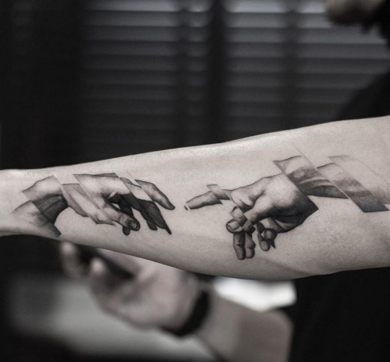 The Creation of Adam Tattoo – InkStyleMag
