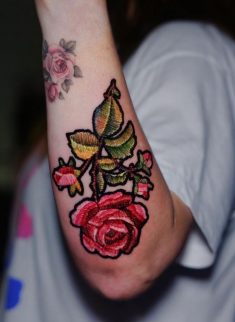 Rose Patch Tattoo – InkStyleMag