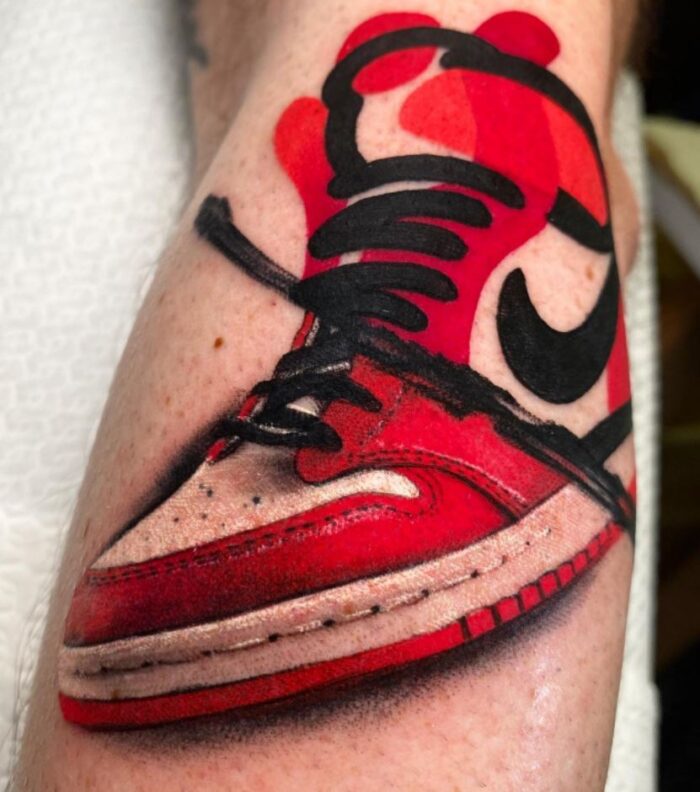 Realistic Air Jordan Tattoo – InkStyleMag