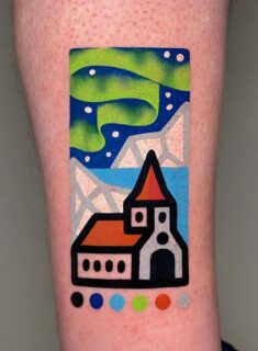 The Northern Lights Tattoo – InkStyleMag