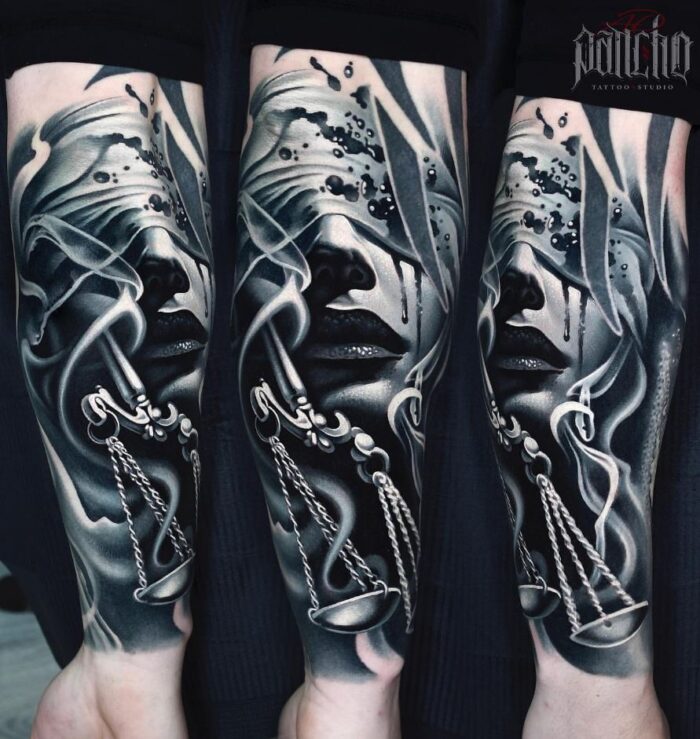 Justice Tattoo | InkStyleMag