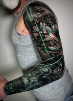Kickass Sleeve Tattoo | InkStyleMag